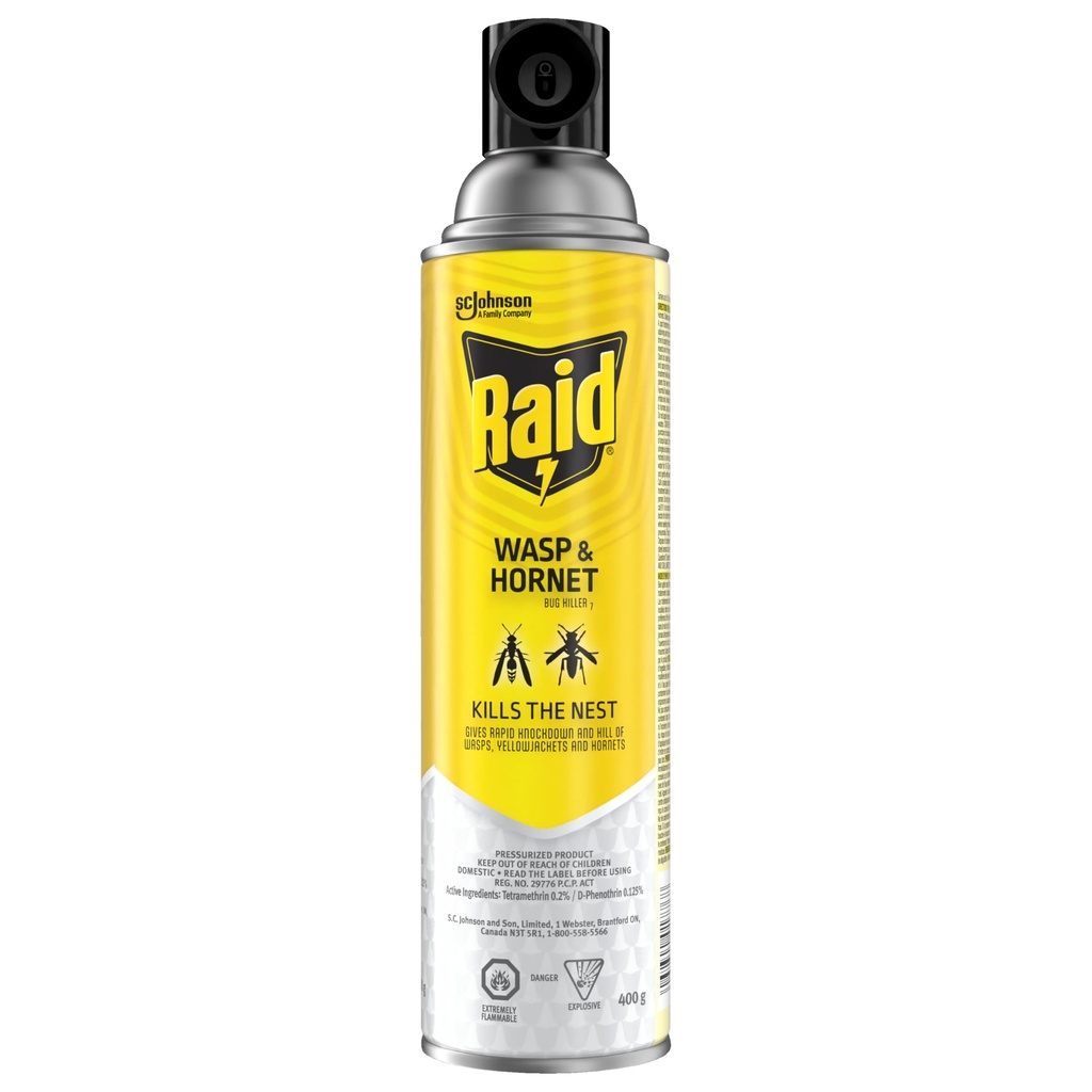 RAID WASP & HORNET SPRAY / 400G | Murray Wholesale
